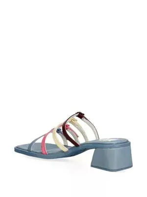 Camper Twins Block-heel Sandals With Buckle Straps