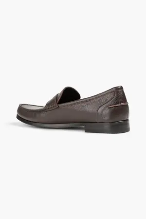 Bally Velaire Pebbledleather Penny Loafers