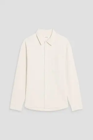 FRAME Waffleknit Cotton Shirt - Ecru