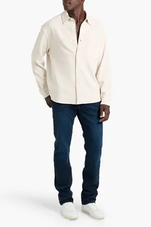 FRAME Waffleknit Cotton Shirt - Ecru