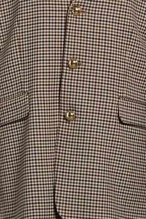 FRAME Houndstooth Tweed Blazer