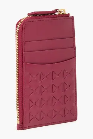 SERAPIAN Woven Leather Cardholder