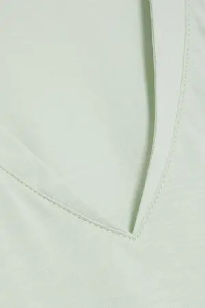FRAME Le Mid Rise Pima Cottonjersey Top - Mint