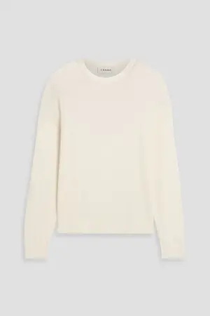 FRAME Wool And Cashmereblend Sweater - Ivory