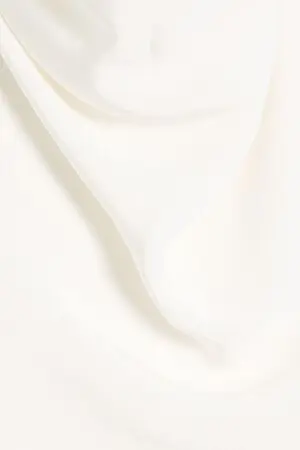 Adam Lippes Bandera Draped Silkcrepe Top
