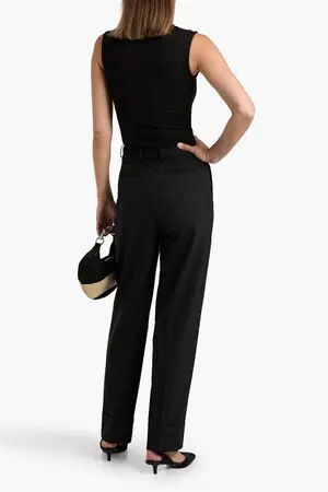 FRAME The Cuffed Twill Tapered Pants