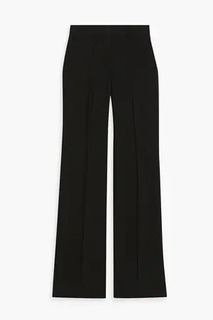 Sportmax Pleated Woven Wideleg Pants - Black