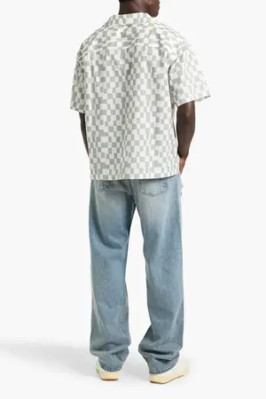 FRAME Checked Lyocell And Cottonblend Shirt