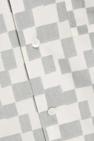 FRAME Checked Lyocell And Cottonblend Shirt