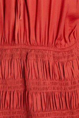 Maje Tiered Mousseline Mini Dress