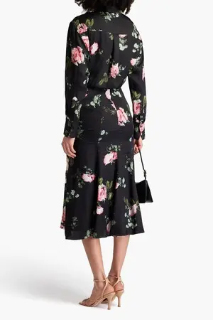 Erdem Cavendish Floralprint Seersucker Shirt