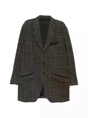 Yohji Yamamoto Herringbone Pattern Blazer