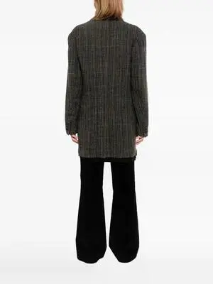 Yohji Yamamoto Herringbone Pattern Blazer