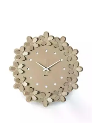 ARTI & MESTIERI Ume Floral-motif Wall Clock - Neutrals