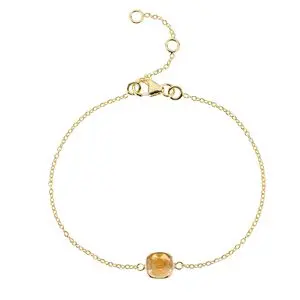 AUREE JEWELLERY Brooklyn Citrine & Gold Vermeil Bracelet - Gold/yellow
