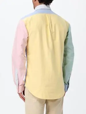 Polo Ralph Lauren Abstract Print Cotton Shirt With Button-down Collar