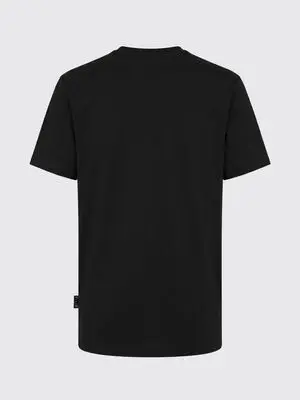 Philipp Plein Teddy Bear Print Cotton T-shirt With Contrast Logo
