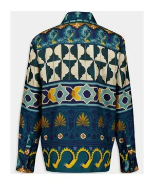 La DoubleJ Patterned Silk Shirt