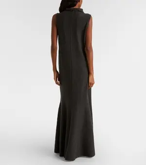 Khaite Margo Wool Maxi Dress