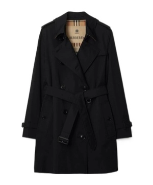 Burberry Double Breasted Belted Trench Coat
