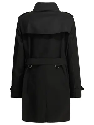Burberry Double Breasted Belted Trench Coat