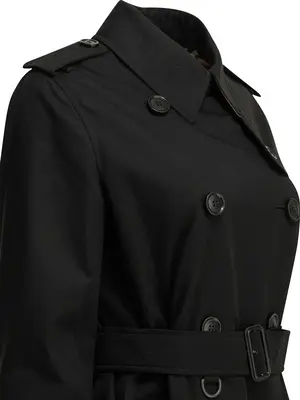 Burberry Double Breasted Belted Trench Coat