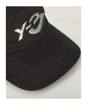 Y3 Logo Embroidered Baseball Hat