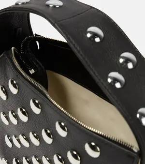 Khaite Elena Studded Leather Shoulder Bag