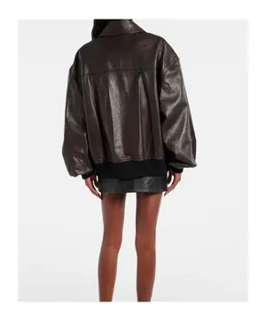 Khaite Shelman Leather Blouson