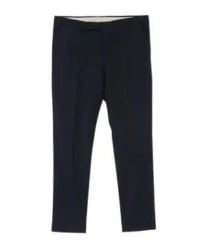 PT TORINO Casual Pants With Belt Loops - Black
