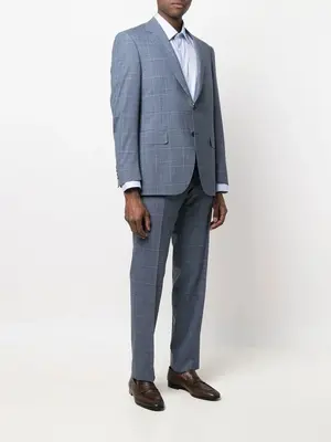 Canali Wool Plaid Blazer