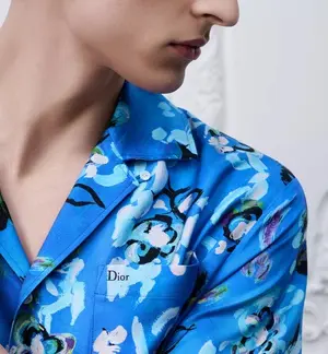 Dior Dioriviera Short-sleeved Shirt - Blue