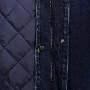 Prada Contrast Collar Denim Jacket