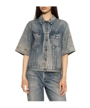 ALLSAINTS Juni Short-sleeve Denim Jacket