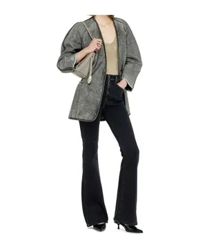 DIESEL® V-neck Cardigan Jacket With Cocoon Sleeves