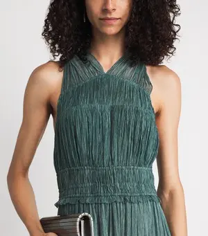 Ulla Johnson Silk Freesia Maxi Dress - Green
