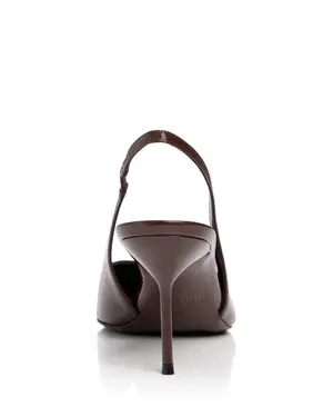 Paris Texas Lidia Slingback Pumps - Ebano