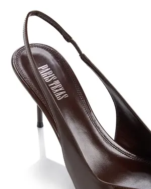 Paris Texas Lidia Slingback Pumps - Ebano
