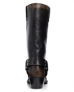 Paris Texas Roxy Harness Boots - Black