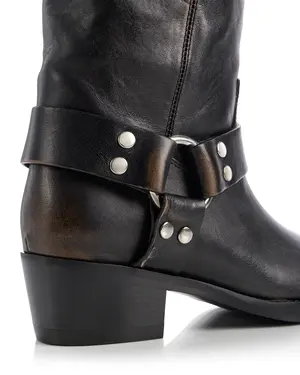 Paris Texas Roxy Harness Boots - Black