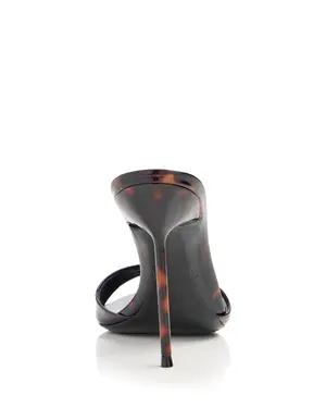 Paris Texas Lidia Stiletto Mules - Tortoise