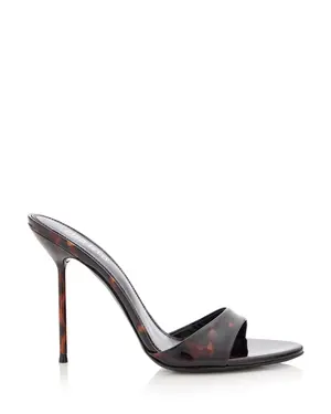 Paris Texas Lidia Stiletto Mules - Tortoise