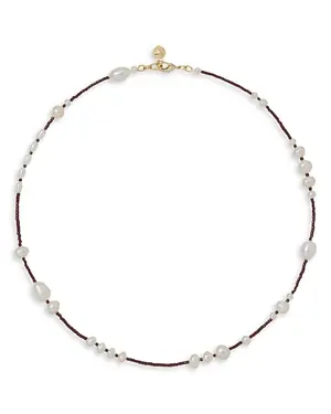 ROXANNE ASSOULIN The Happy Pearl Necklace - Espresso