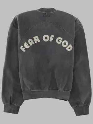 Fear Of God Baseball Sweatshirt - Grey