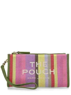 Marc Jacobs Pouch In Mesh A Righe