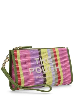 Marc Jacobs Pouch In Mesh A Righe