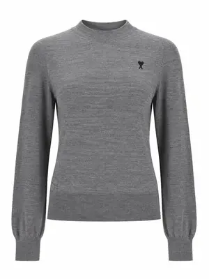 AMI Paris Maglia Con Logo Knit Top