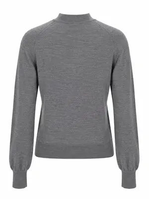 AMI Paris Maglia Con Logo Knit Top