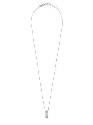 MAISON MARGIELA Collana Con Pendente Ad Anello - Silver