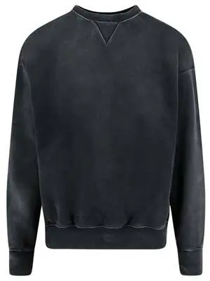 MAISON MARGIELA Relaxed Fit Logo Sweatshirt - Black